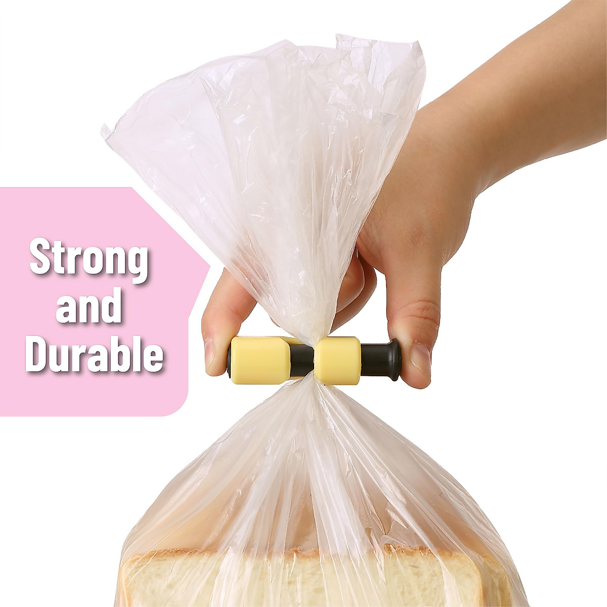 Mr. Pen- Squeeze and Lock Bread Bag Clips, 8 Pack, Squeeze and Lock Bread Clips, Bag Clips for Food Storage, Clips for Food Packages, Snack Clips, Bag Clips 8 Pack Squeeze and Lock