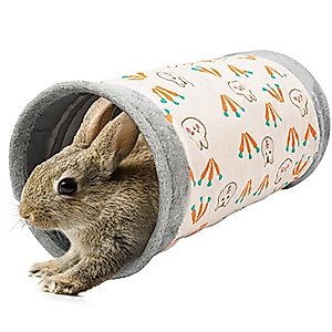 Bonjin Guinea Pig Tubes & Tunnels, Tunnel Toys for Dwarf Rabbits Bunny Guinea Pigs Kitty and Other Small Animals Hideout Activity