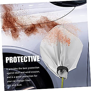 VICASKY 1pc Rain Cover Cover Outdoor Plug Cover Magnet for Car Mount Magnet Car Rain Cover Electric Car Charger Rain Protector Electric Car Accessories Magnet Adsorption Rain Cover