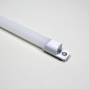 STBTECH 110V LED Under Cabinet Lighting,17inch LED Strip Light Bar with 6ft Power Cord,Magnetic Installation,Super Slim Counter Light,Reading Desk Lamp for Kitchen/Work Table.(White 6000K)