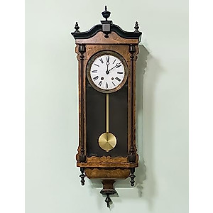 NiHome Quartz Wall Clock Pendulum Replacement Aluminum Traditional Mechanical Clock Pendulum Grandfather Clock Pendulum Replacement High Gloss Clock Pendulum (Gold)