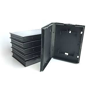 GGG0049 6 pack of clamshell cases for Sega Genesis Game Cartridges Protectors from Dust; Storage, (OEM games only will not hold third party games) (empty cover)