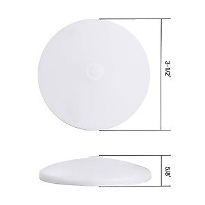 Facon 3-1/2'' LED RV Puck Light with Switch, 2-Packs Slim Surface Mount Ceiling Dome Light, 12V DC Interior Light for RV Camper Trailer Motorhome, 4000K Cool White