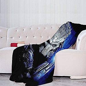 GACOZ-The Predator - Blue- Ultra Soft Throw Blanket Flannel Fleece All Season Light Weight Living Room Bedroom Warm Blanket 80×60inch