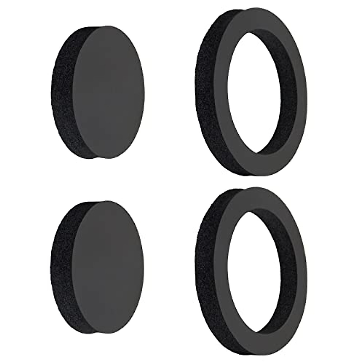 BENLIUDH Car Door Speaker Fast Rings Foam Bass Blockers, Car Universal Foam Speaker Enhancer System Kit for 6" and 6.5" Speaker 2 Pcs - Self Adhesive