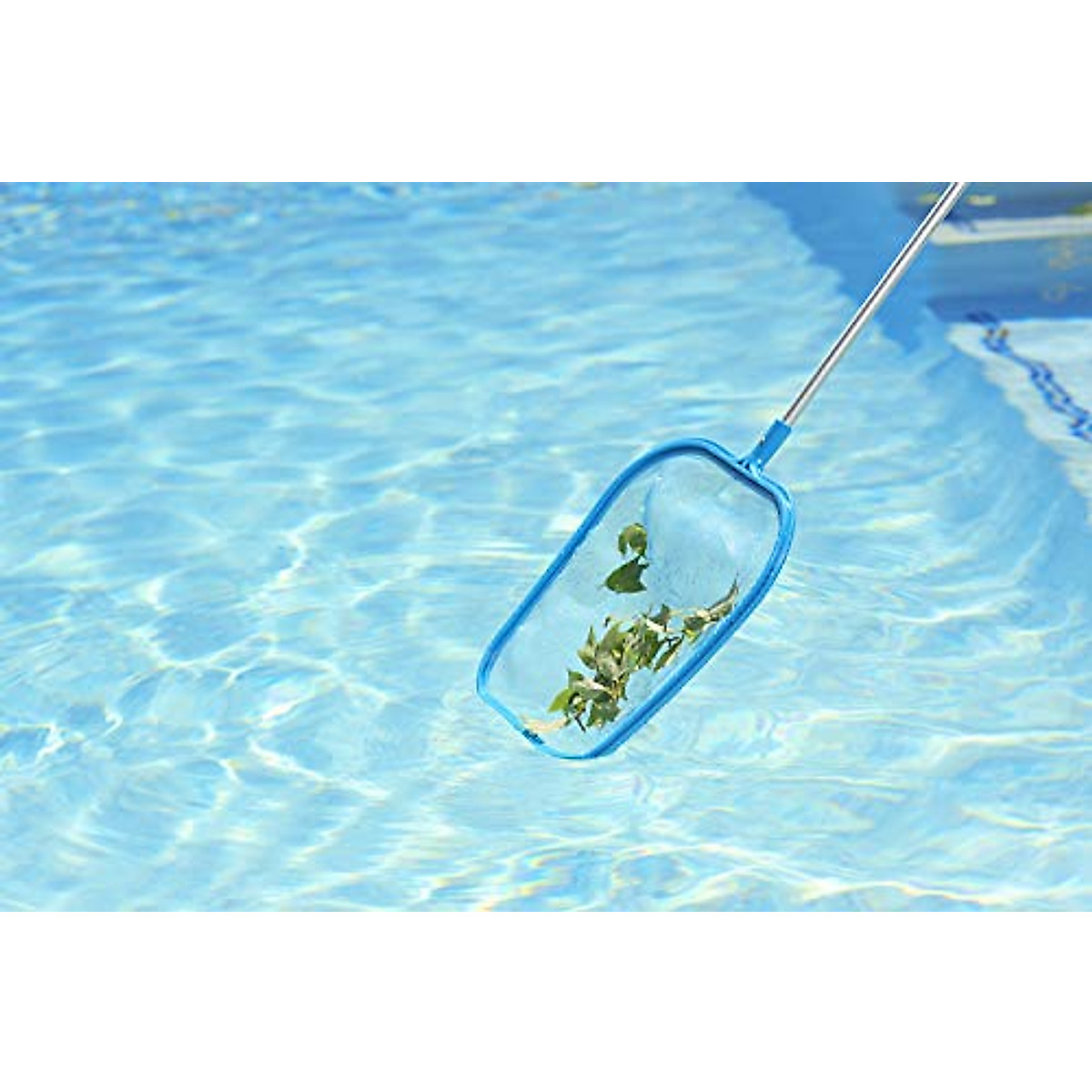 Poolmaster 18207 Leaf Skimmer with 4' Two-Piece Pole - Basic Collection