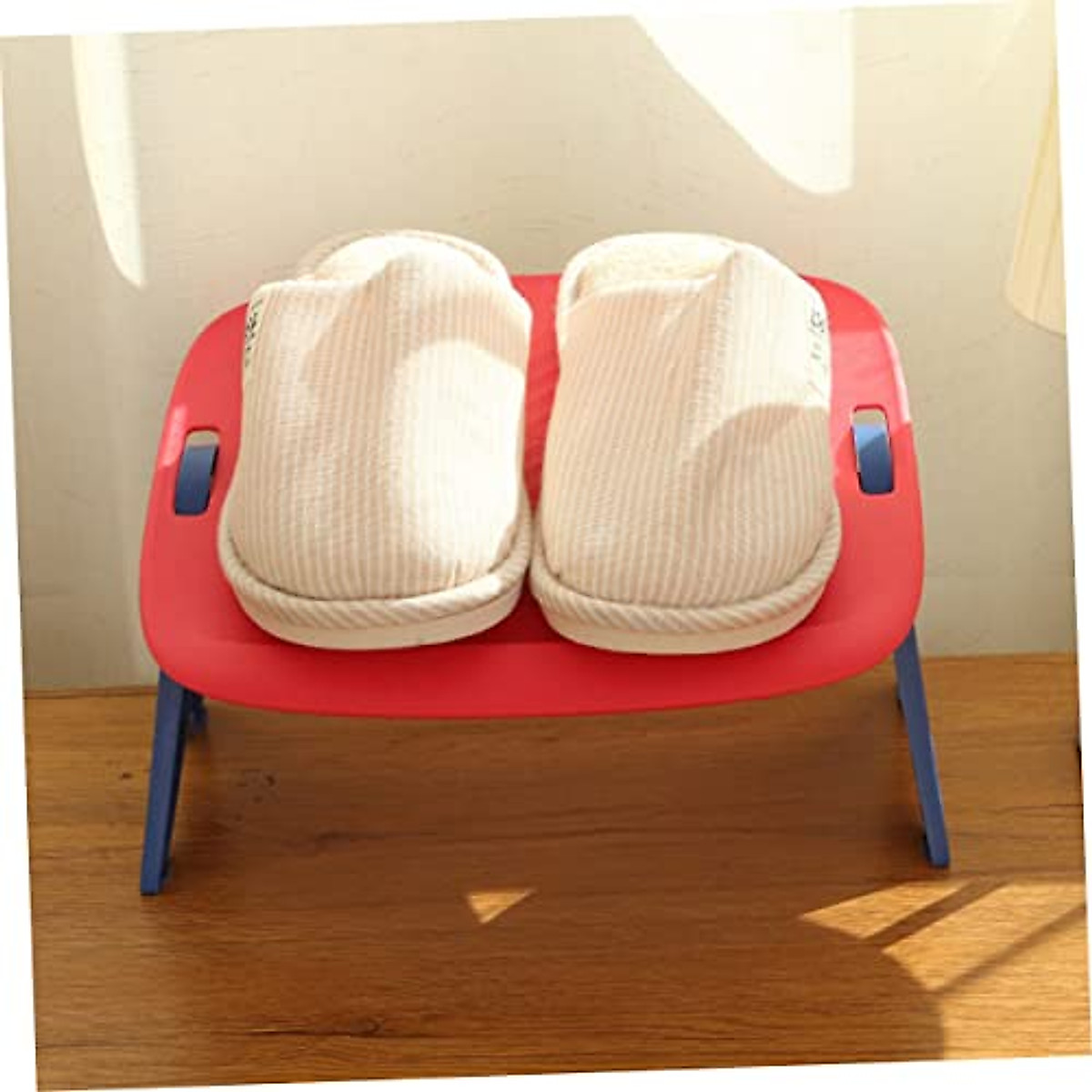 Zerodeko 1 PC No Detachable Simple Organization Shelf Creative Organizer Shoes Home Space-Saving Require Storage Thickened Blue Saver Stacker Space for Stand Holder Red Assembly