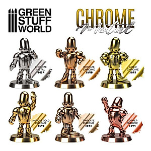Green Stuff World for Models and Miniatures Chrome Paint - Copper 3694