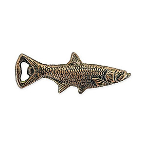 Foster & Rye Cast Iron Fish Novelty Bottle Openers, Metallic