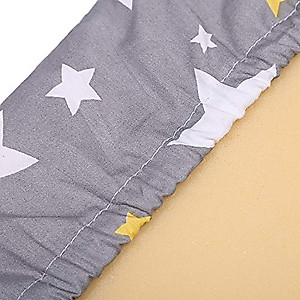 Changing Pad Cover, Stretchy Changing Table Pad Cover,100% Jersey Cotton Unisex Cradle Sheets for Baby Girl and Baby Boy, Star Pattern (grey1)
