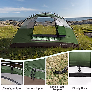 Forceatt Camping Tent 2 Person, Backpacking Tent Waterproof & Windproof, Ultralight Instant Tent with Rain Fly for Camping, Hiking, Outdoor