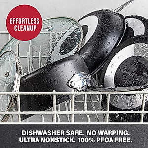 Granitestone 14 Inch Large Nonstick Frying Pan Nonstick Pan for Cooking with Diamond Triple Coated Surface, Family Sized Nonstick Frying Pan Skillet with Stay Cool/Helper Handle, Oven/Dishwasher Safe