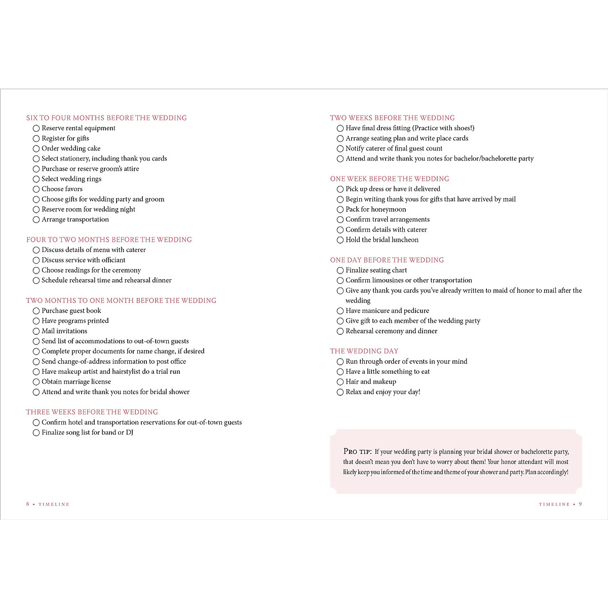 The Wedding Planner Checklist: A Portable Guide to Organizing Your Dream Wedding