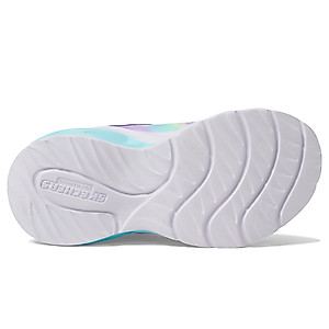 Skechers Unisex-Child Coastline Sneaker, Lavender/Multi, 2 Little Kid