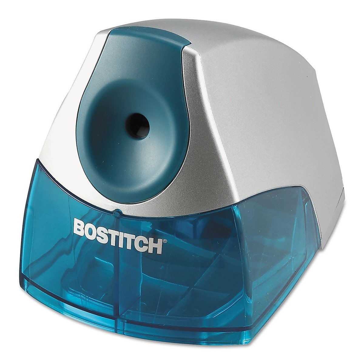 Bostitch Personal Electric Pencil Sharpener, Powerful Stall-Free Motor, High Capacity Shavings Tray, Blue (EPS4-BLUE)