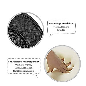 Adhiper Replacement Mixr Earpads Replacement Ear Pads Protein PU Leather Ear Cushion is Compatible with Mixr On-Ear Headphones (Red)