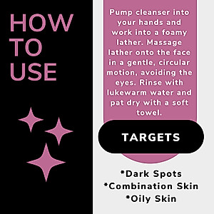 Minimo Bath & Body Genesis Sulfate-Free Turmeric Facial Cleanser | Turmeric Foaming Cleanser For Sensitive Skin | Facial Wash For Women & Men, Oily Skin - 5 fl oz