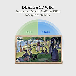 BSIMB 8 Inch Large Digital Picture Frame(Non-Touch Screen), 64GB 1920x1080 FHD WiFi Extra Large Digital Photo Frame with Remote Control, Share Pictures/Videos via App/Email, Auto-Rotate, Black