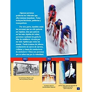 La búsqueda de la velocidad: Los vehículos (The Quest for Speed: Vehicles) (Spanish Version) (Science Readers: A Closer Look) (Spanish Edition)