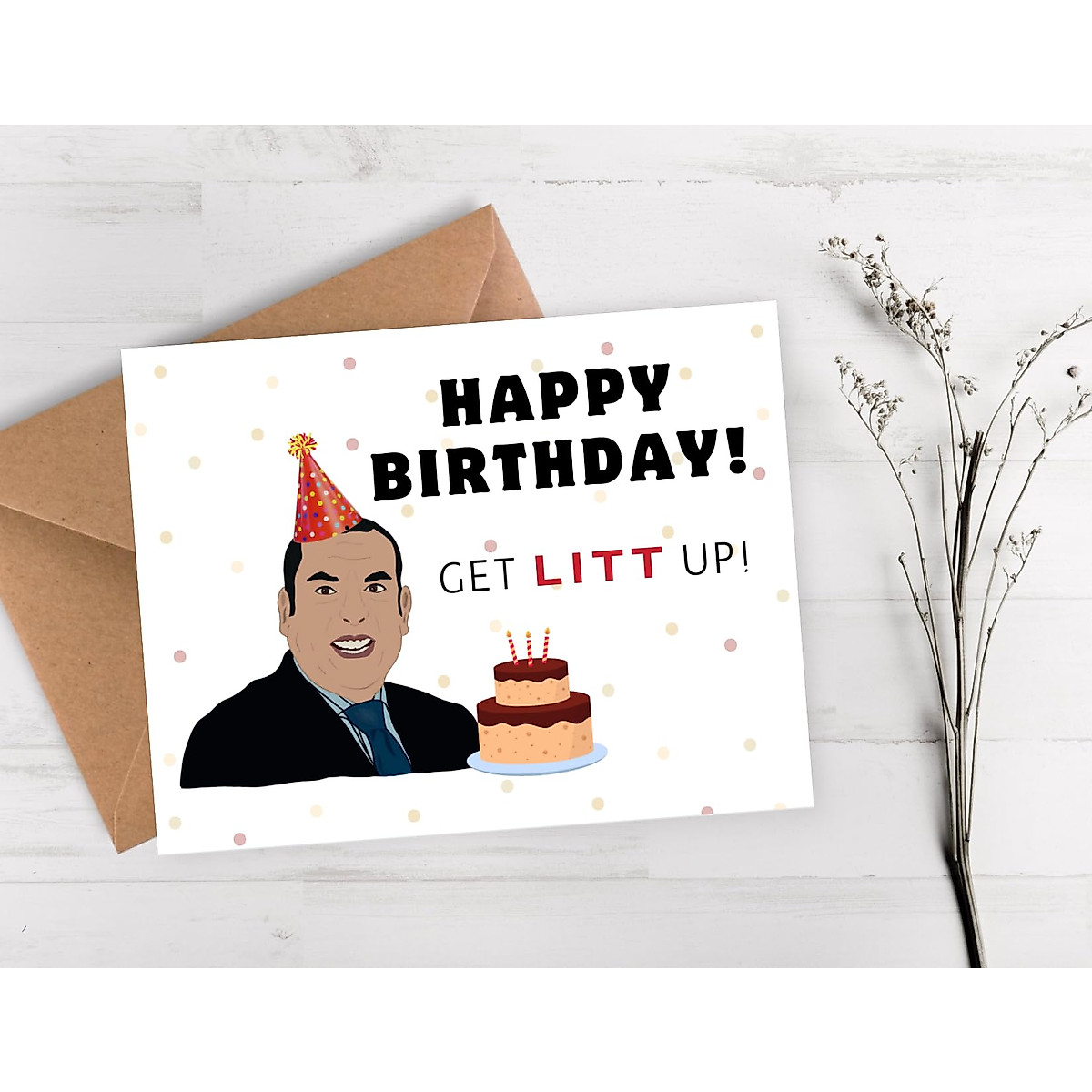 Get LITT Up! / Series/Birthday Card / 30th Birthday Gift/Merchandise/Funny Birthday Card For Him/Card For Her