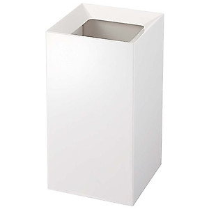 Yamazaki Home Plastic | Trash Can, One Size, White