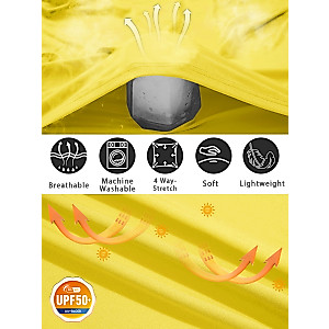 TACVASEN Mens Sun Tank Tops Mens Yellow Sleevelss Shirts Mens Tank Top Workout Men's Tank Tops Undershirts Mens Sleeveless Tee Shirts