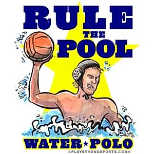 3-Pack Thanks Awesome WATER POLO Coach (5x7") Sports Powercard Greeting Cards - Awesome for Water Polo Players, Coaches and Fans - They'll Love 'Em!