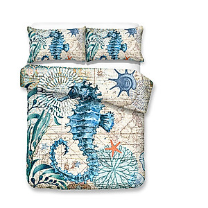 Volcanoria Retro Design Printing Duvet Cover Set Bedding Sets King Size