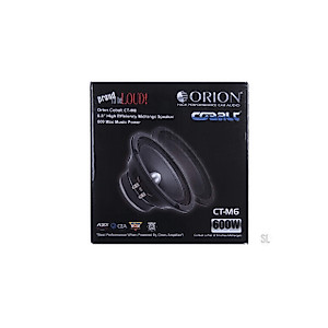 ORION Cobalt CT-M6 6.5" 4 OHM Series CT Midrange 150 Watts RMS Car Audio Car Stereo Mid