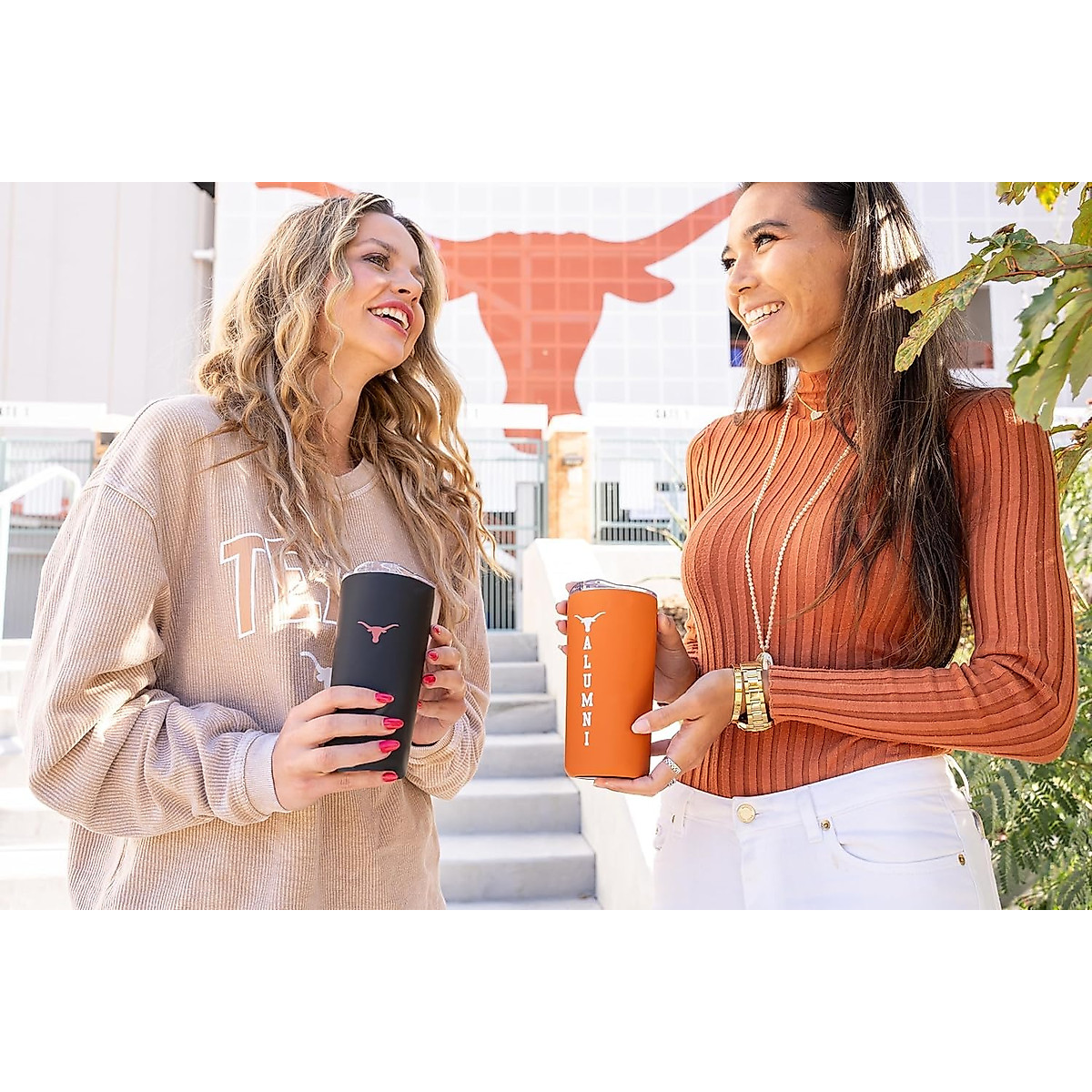 Decorvo Arizona State Sun Devils Tumbler - Black Double Walled Insulated Travel Thermos with Slide Lid - 18 oz