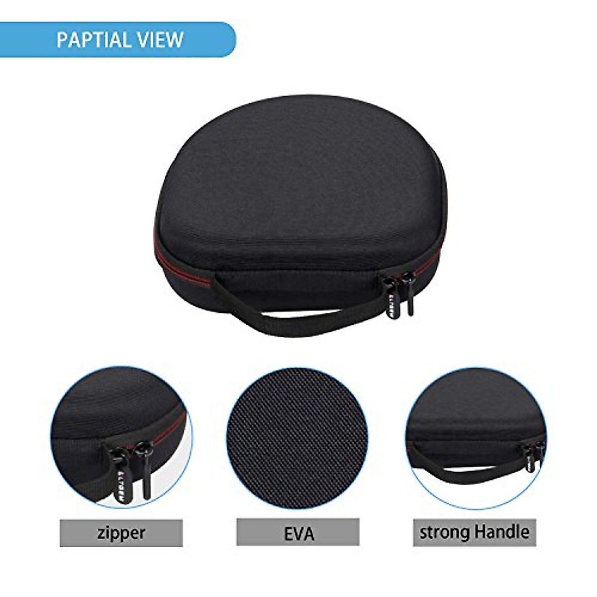 LTGEM EVA Hard Case for Bang & Olufsen Beoplay HX/H95/H9/H9i/H4/H8 Wireless Headphones - Travel Protective Carrying Storage Bag