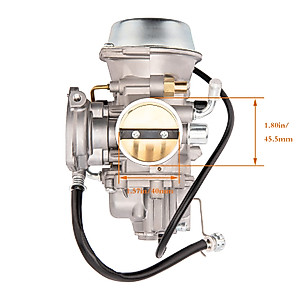500 Carburetor Compatible with Polaris Sportsman 500 4X4 HO 2001-2005 & 2010-2012, Trail Boss 325 2000-2002, Scrambler 500 4x4 1997-2009 Replace part # 3131557 3131453