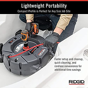 RIDGID 64263 Model K9-102 FlexShaft Drain Cleaning Machine Kit for 1-1/4"-2" Pipes
