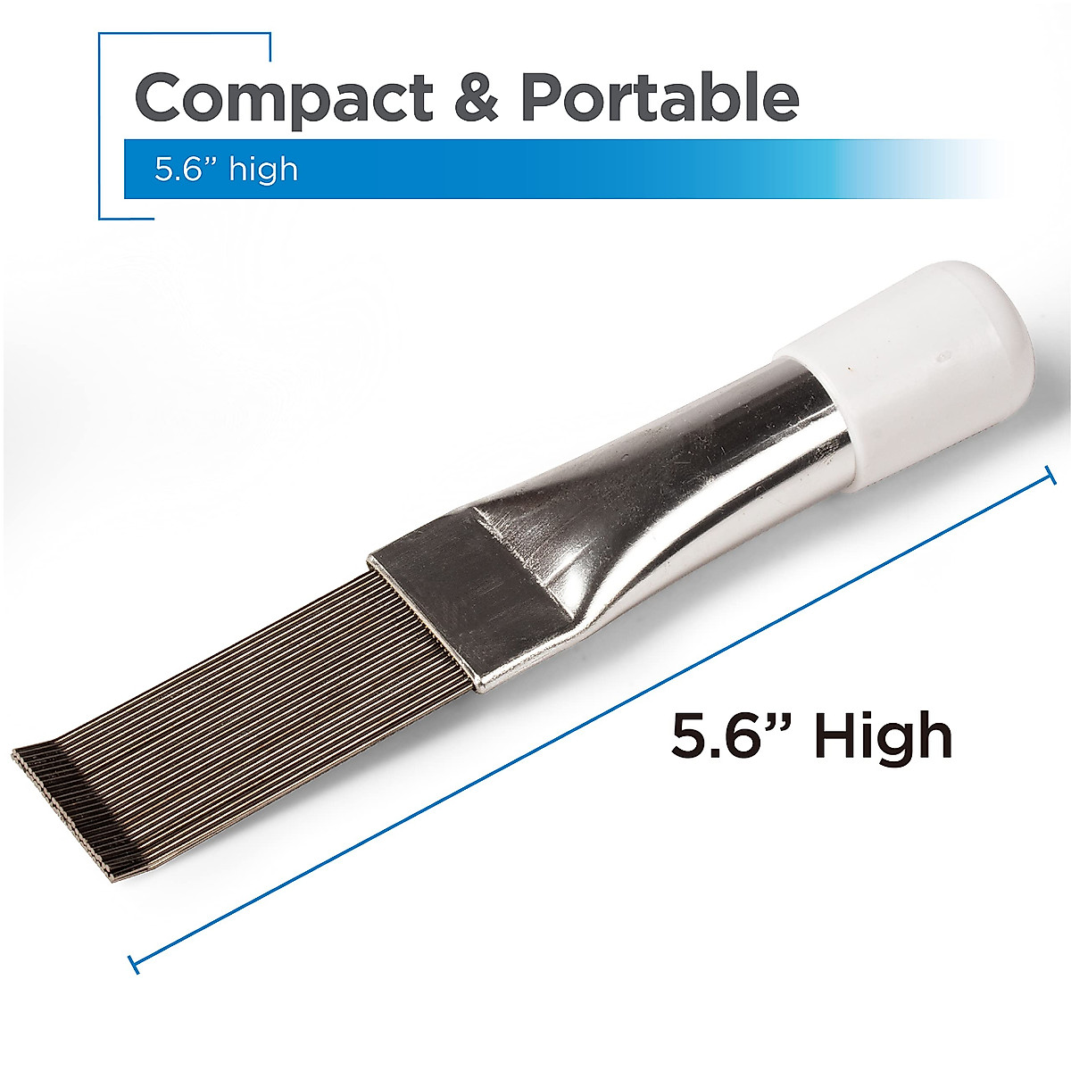 AnyAir Fin Comb, Steel Brush for Air Conditioner, Cooler or Radiator, Heavy Duty AC Fin Comb, Silver