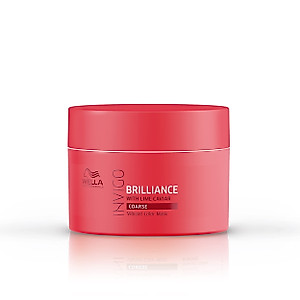 Wella Professionals Invigo Brilliance Hair Mask for Coarse Colored Hair| Conditioning Treatment| Color Vibrancy Mask | 5.07 Fl Oz