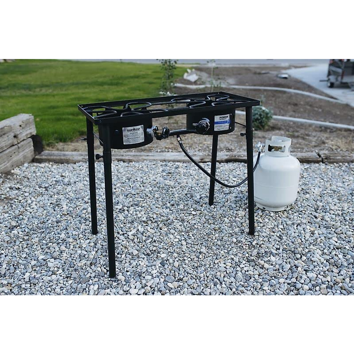 Camp Chef - Pioneer Two-Burner Cooking System CSA