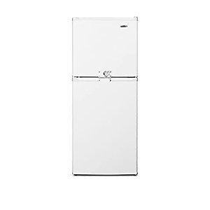 Summit Appliance FF711ESLLF2 Two-door Refrigerator-Freezer in White with Combination Lock to Secure Both Doors, Frost-free Defrost, Adjustable Thermostat, Adjustable Shelves, Door Storage