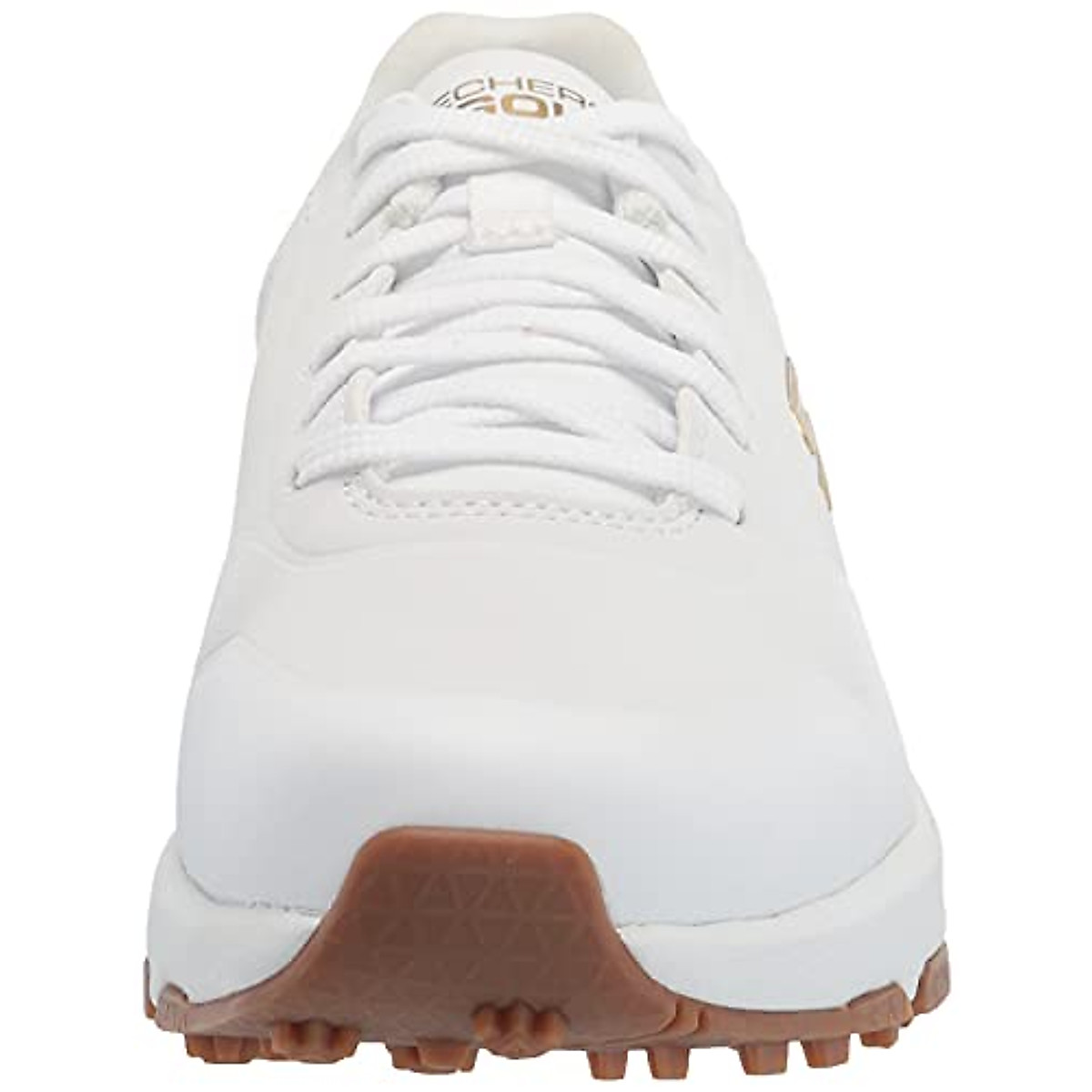 Skechers womens Skech-air Dos Relaxed Fit Spikeless Golf Shoe, White, 8 US
