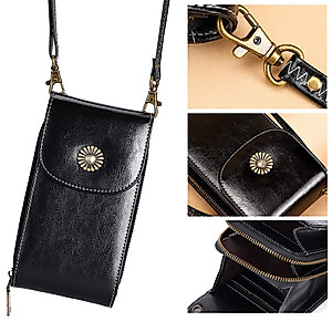 Bausweety Crossbody Bag for Women Crossbody phone Purse with Credit Card Slots