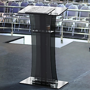 YITAHOME Podium Stand Pulpits for Churches Stand 47 inches Tall, for Church, Wedding, Classroom, Conference, Lecterns & Podiums Portable with Reading Surface & Storage Shelf Floor