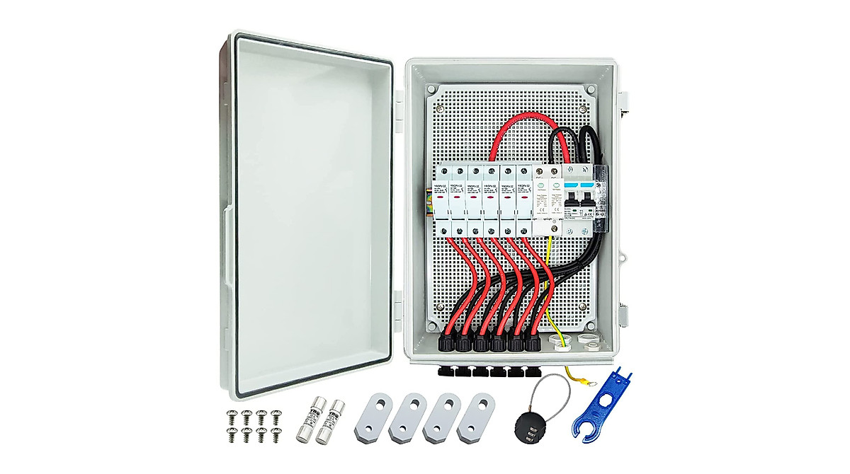 DEEKOOL 6 String Solar Combiner Box - Safe & Easy Installation
