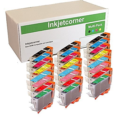 Inkjetcorner Compatible Ink Cartridges Replacement for CLI-8 for use with Pro9000 Mark II (24-Pack)