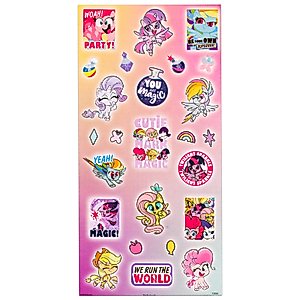 My Little Pony Face Painting Tattoos for Kids - Bundle with 6 My Little Pony Tattoo Sheets, Stickers, More | My Little Pony Party Supplies, Party Favors