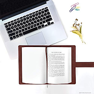 Single AA Big Book Cover | Medallion Holder | by Galileo | Perfect Gift | Alcoholics Anonymous (Plain/Coin Pocket/Brown)