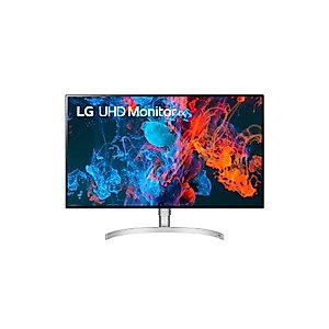 LG 32UL950-W Monitor Piatto per PC 80 cm (31.5") 4K Ultra HD LED Opaco Argento, Bianco