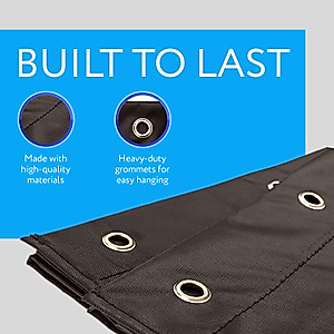 2-Pack Premium Wall Storage Pocket Charts/Hanging Folder Organizers - Black, 10 Pockets Per Piece (20 Total Pockets) - The Ideal Pocket Chart for Classroom, School or Office Use - by Impresa