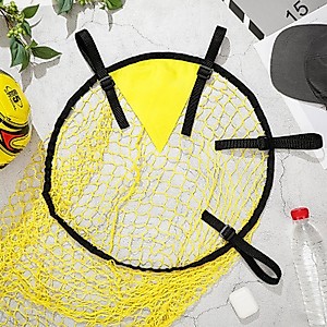 2 Pcs Soccer Top Bins Soccer Target Goal Soccer Ball Target with Highlighted Scoring Zones Corner Shooting Soccer Goal Target Nets for Shooting Accuracy Training Practice Equipment Trainer Gifts