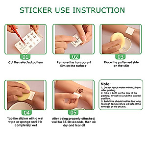 St. Patrick's Day Green Shamrock Tattoos Irish Shamrock Tattoos for Party Parade Family School