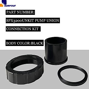 SURPOUF 2 Pack SPX3200UNKIT Compatible with Hayward Union Connector Kit,Hayward Tristar, Northstar, EcoStar Pumps, SwimClear Cartridge Filter Universal H-Series Low Nox Heater