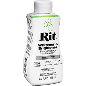 Rit Dye Laundry Treatment Whitener and Brightener, 8 fl oz